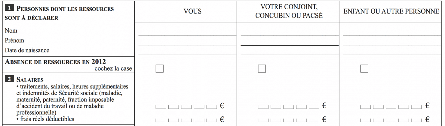 Quels revenus déclarer à la CAF brut ou net imposable ...